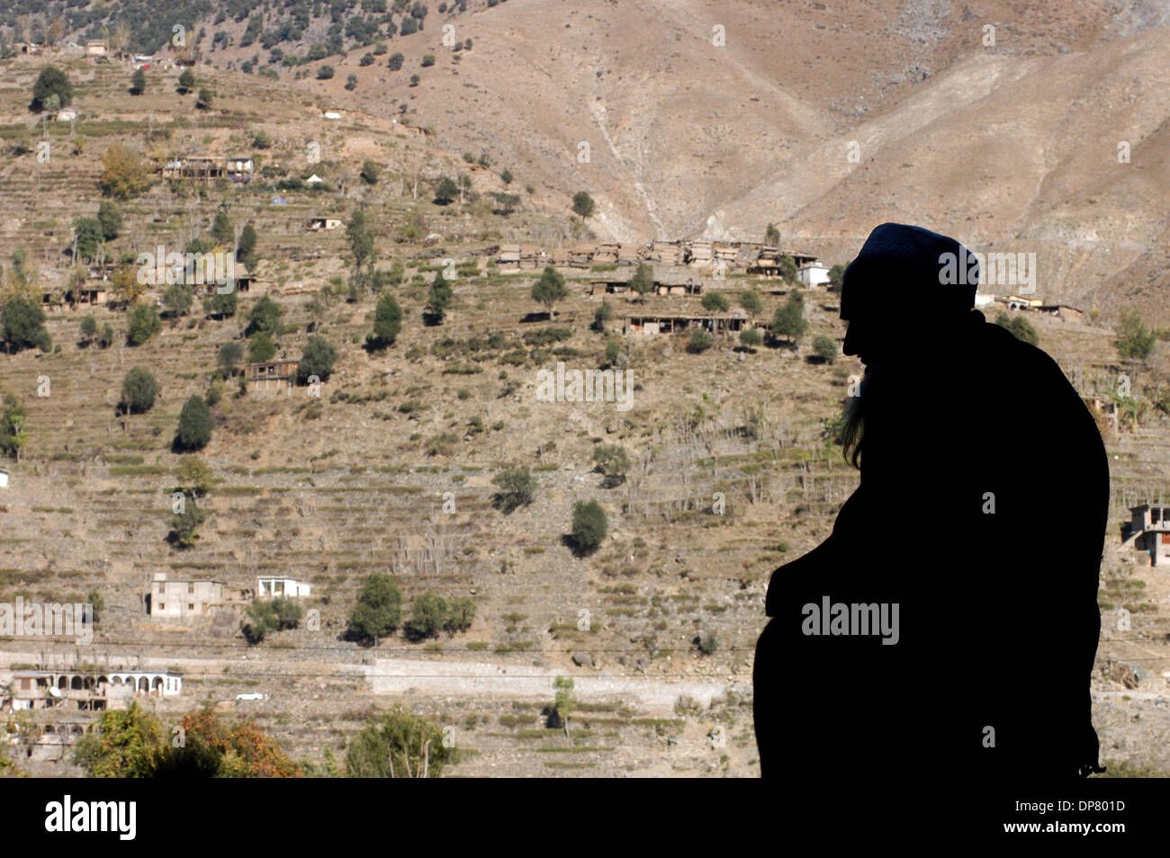 Dec 10, 2005 - Muzzafarabad, Pakistan - A Muslim man arrives at a site ...