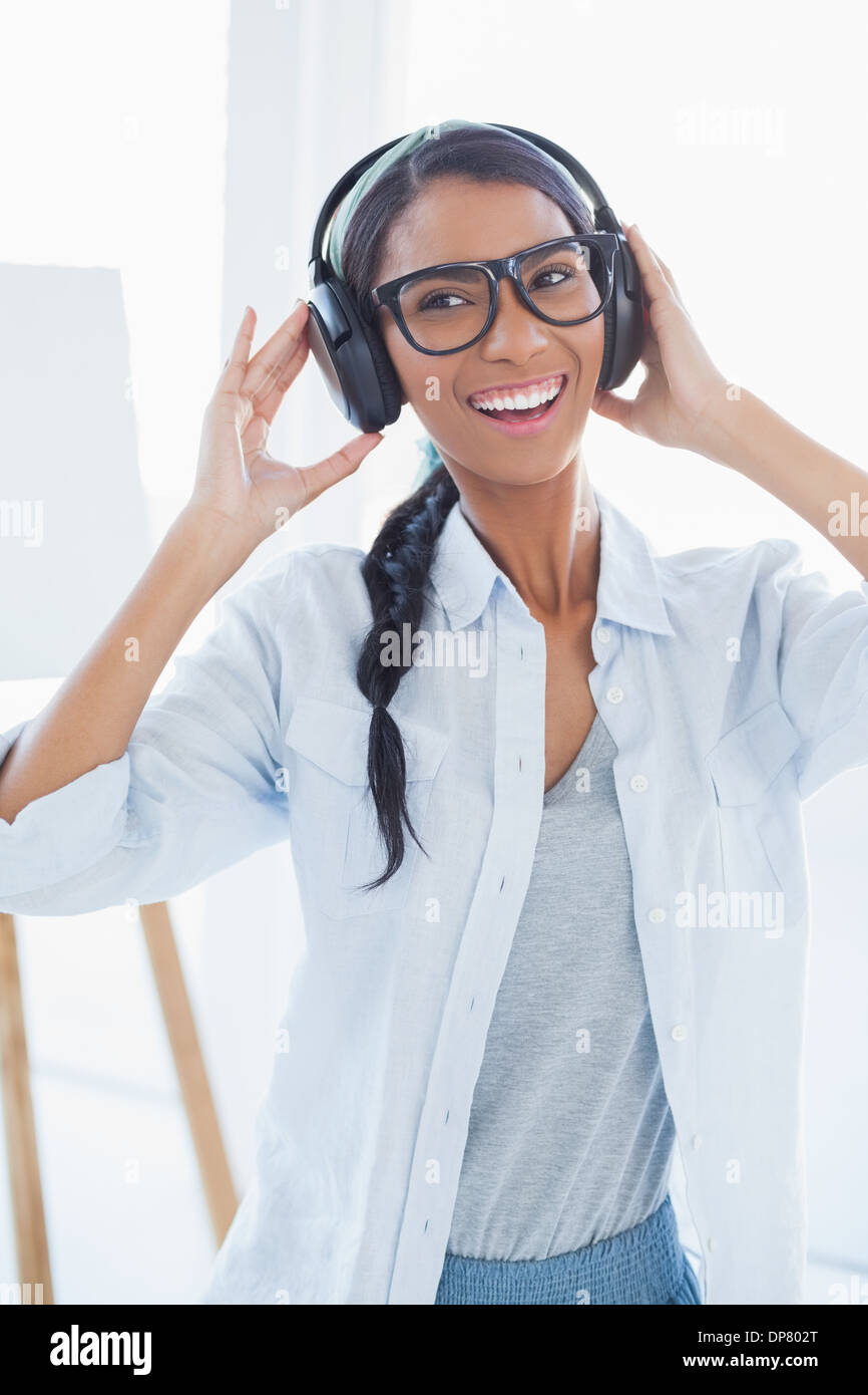 Happy artist hi-res stock photography and images - Alamy