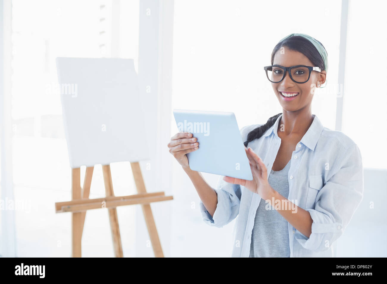 Happy artist hi-res stock photography and images - Alamy