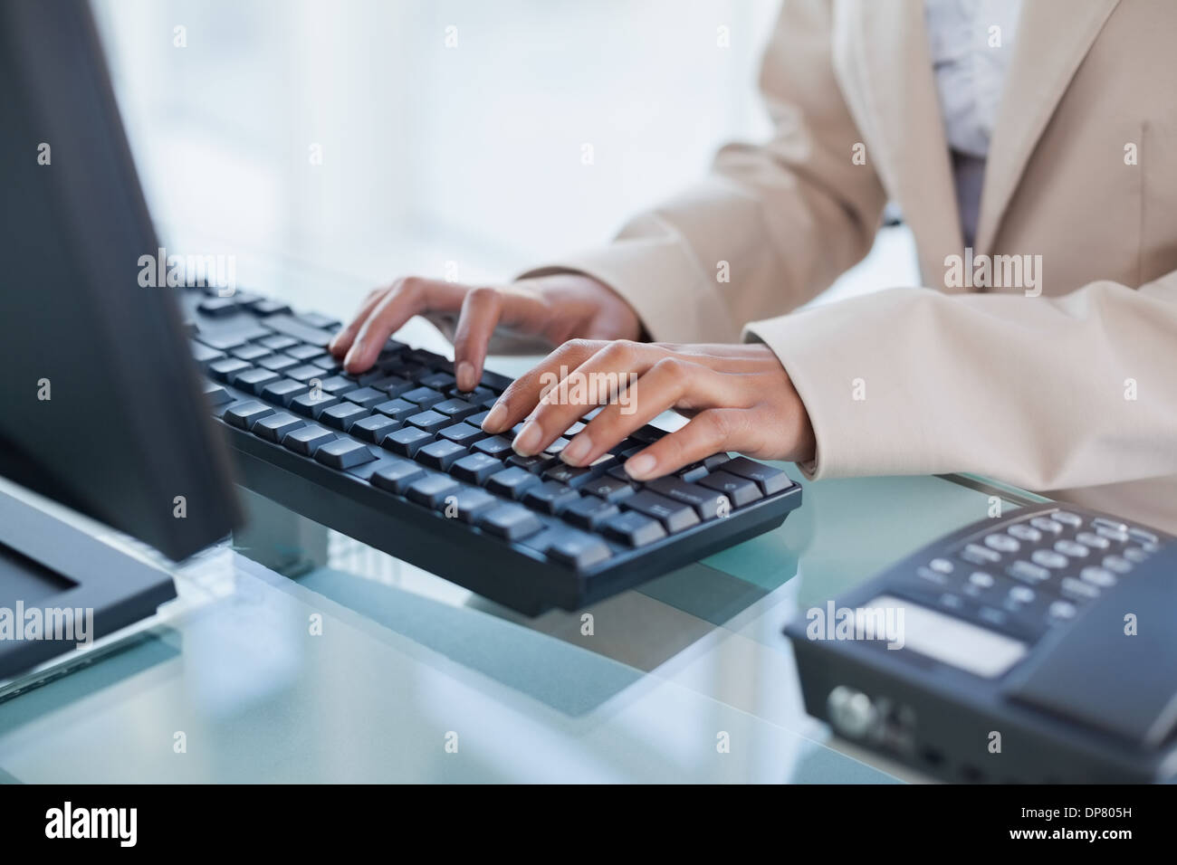 Hands keyboard suit hi-res stock photography and images - Alamy
