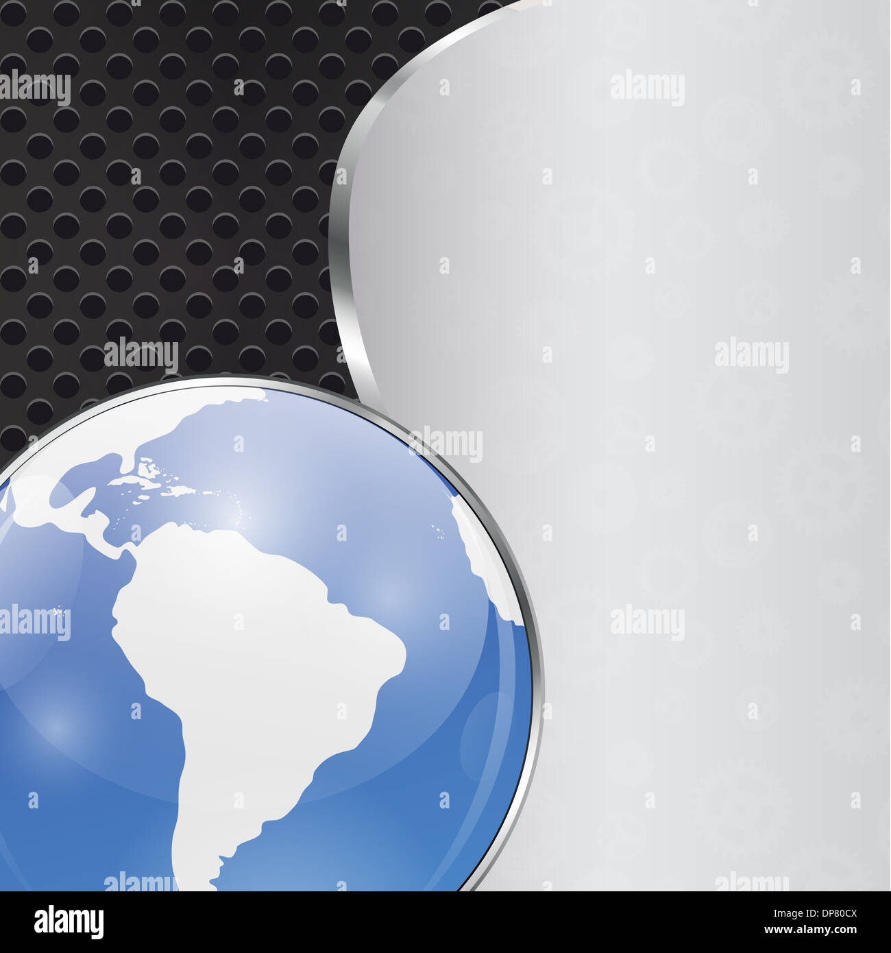 Abstract Background with Glass Globe Vector Illistration Stock Photo ...