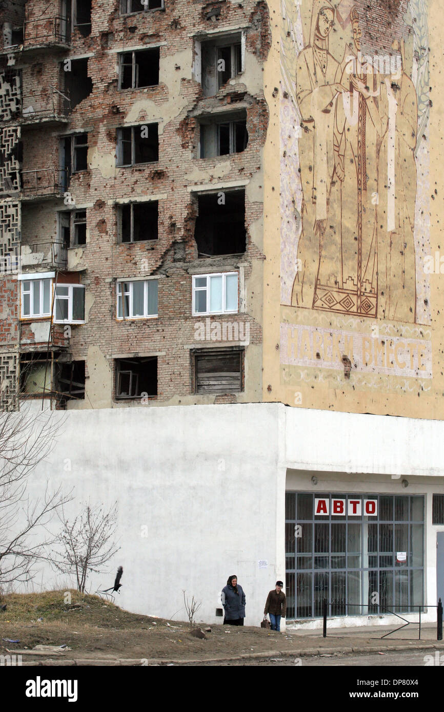 Grozny destroyed hi-res stock photography and images - Alamy