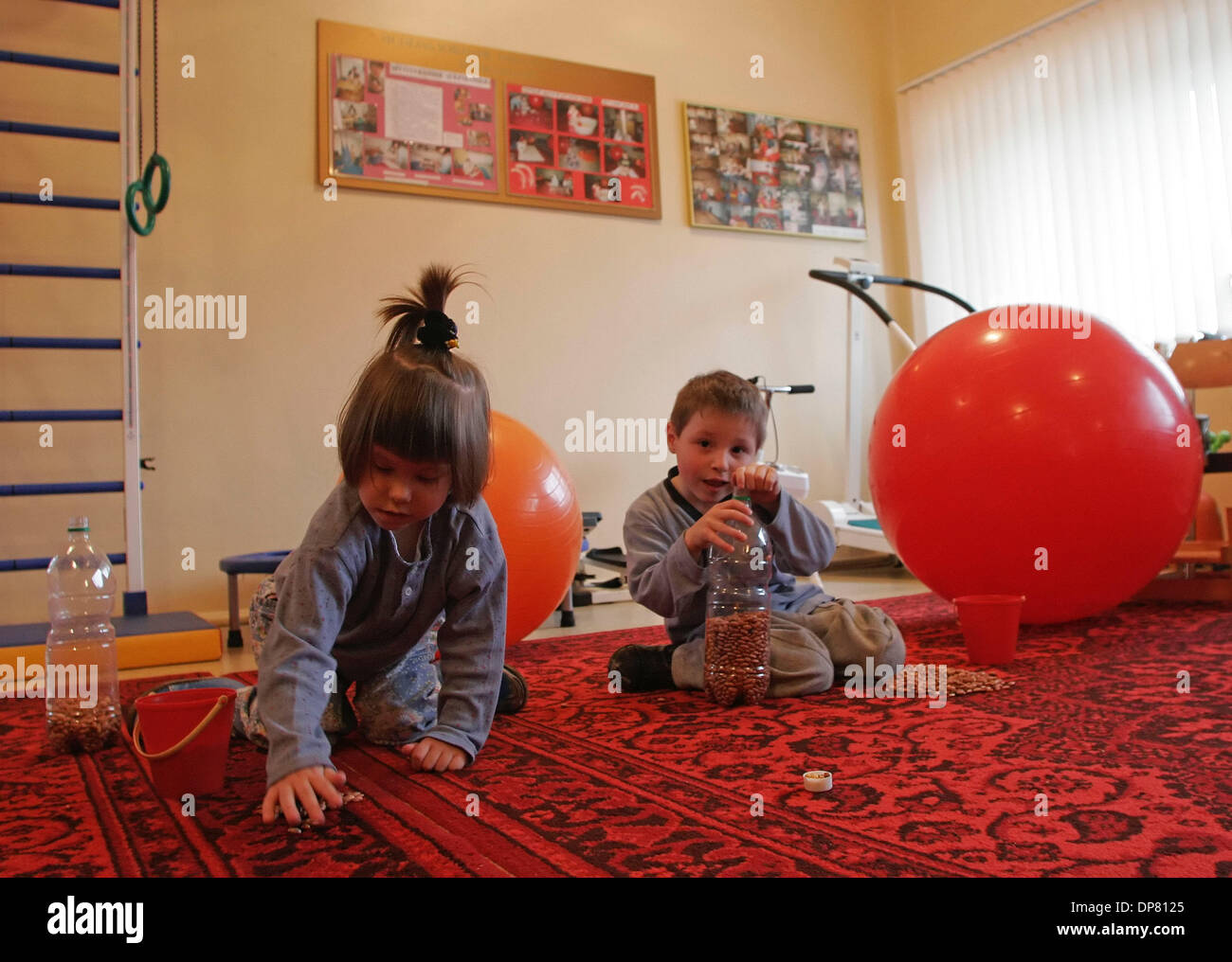 Orphans with mental-physical defects from orphanage #3 in Minsk ...