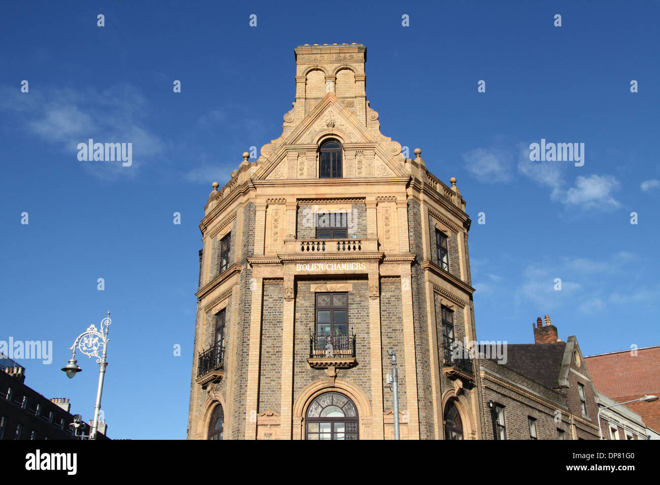 The D'Olier Chambers building on D'Olier Street in the city-centre of ...