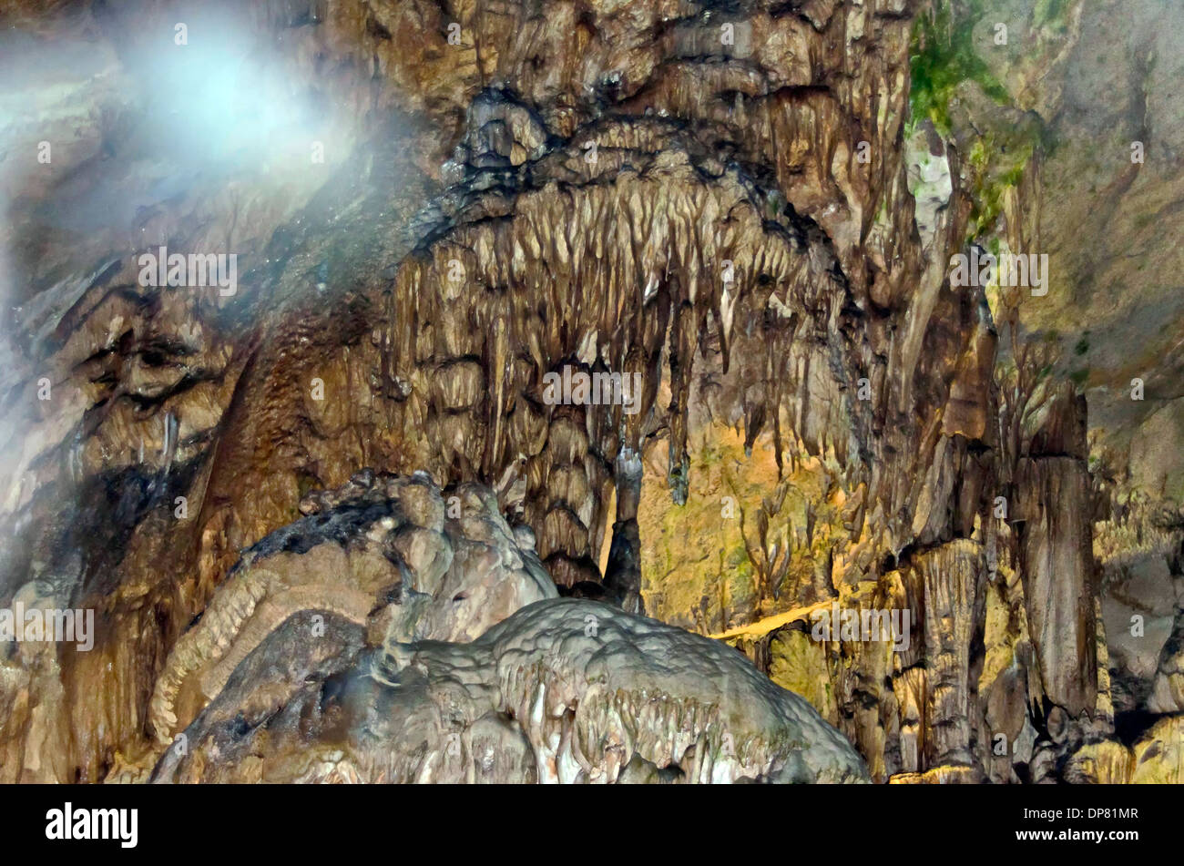 Beautiful view in Ledenika cave, near to Vratza town, Bulgaria Stock ...