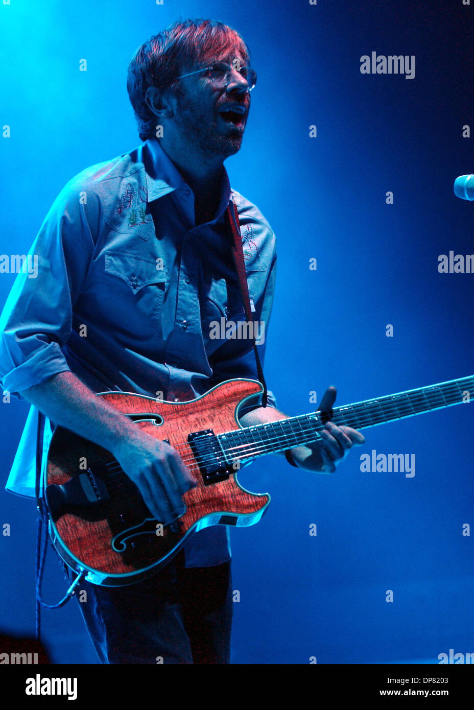 Jun 28, 2006; Raleigh, NC, USA; Bass Guitarist MIKE GORDON who is an ...