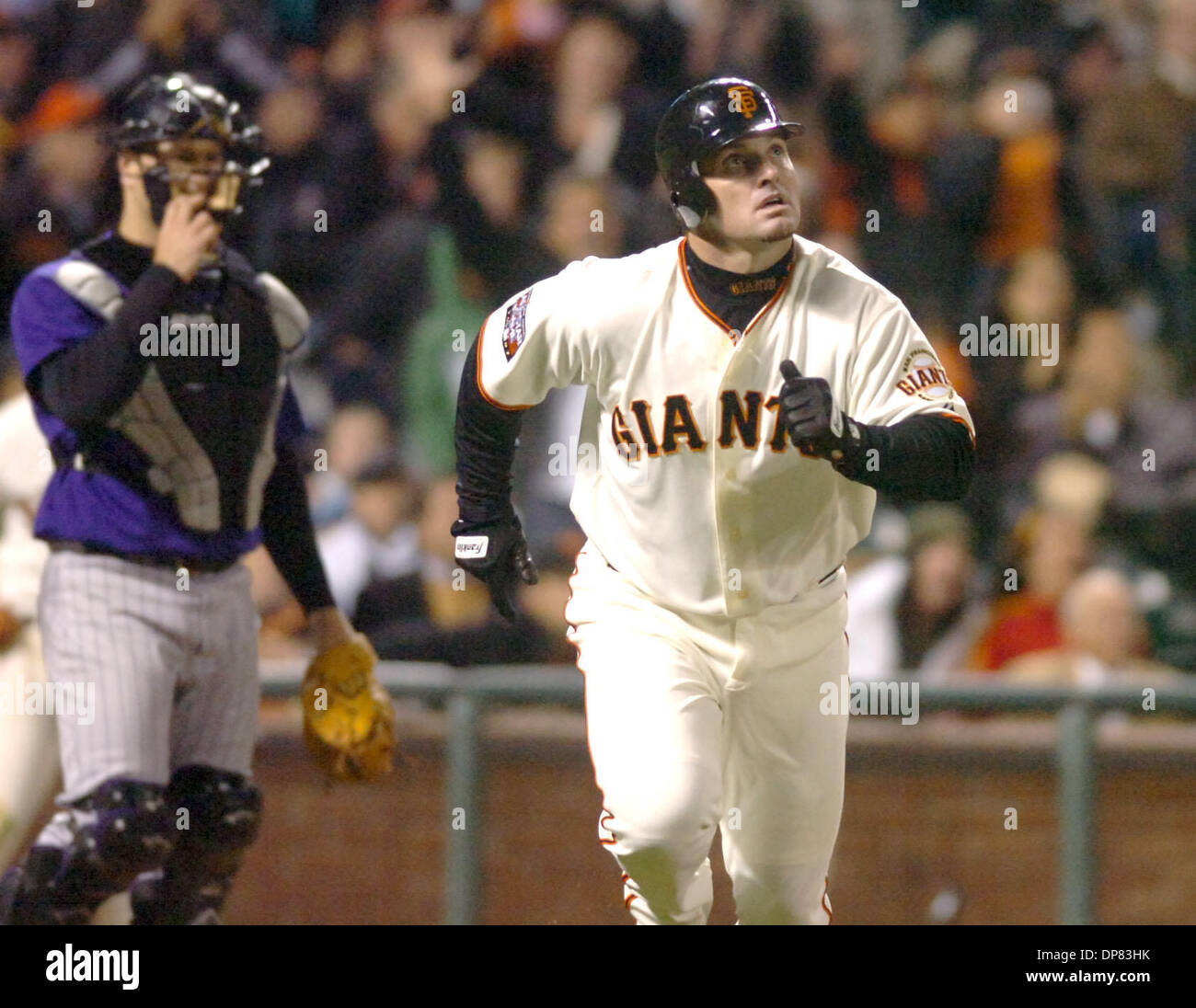 Sep 27, 2006 - San Francisco, CA, USA -San Francisco Giants #9 MARK ...