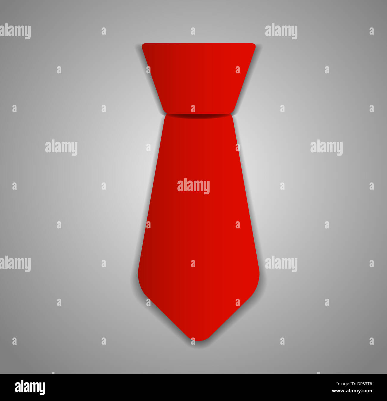 Necktie Vector Illustration Stock Photo - Alamy