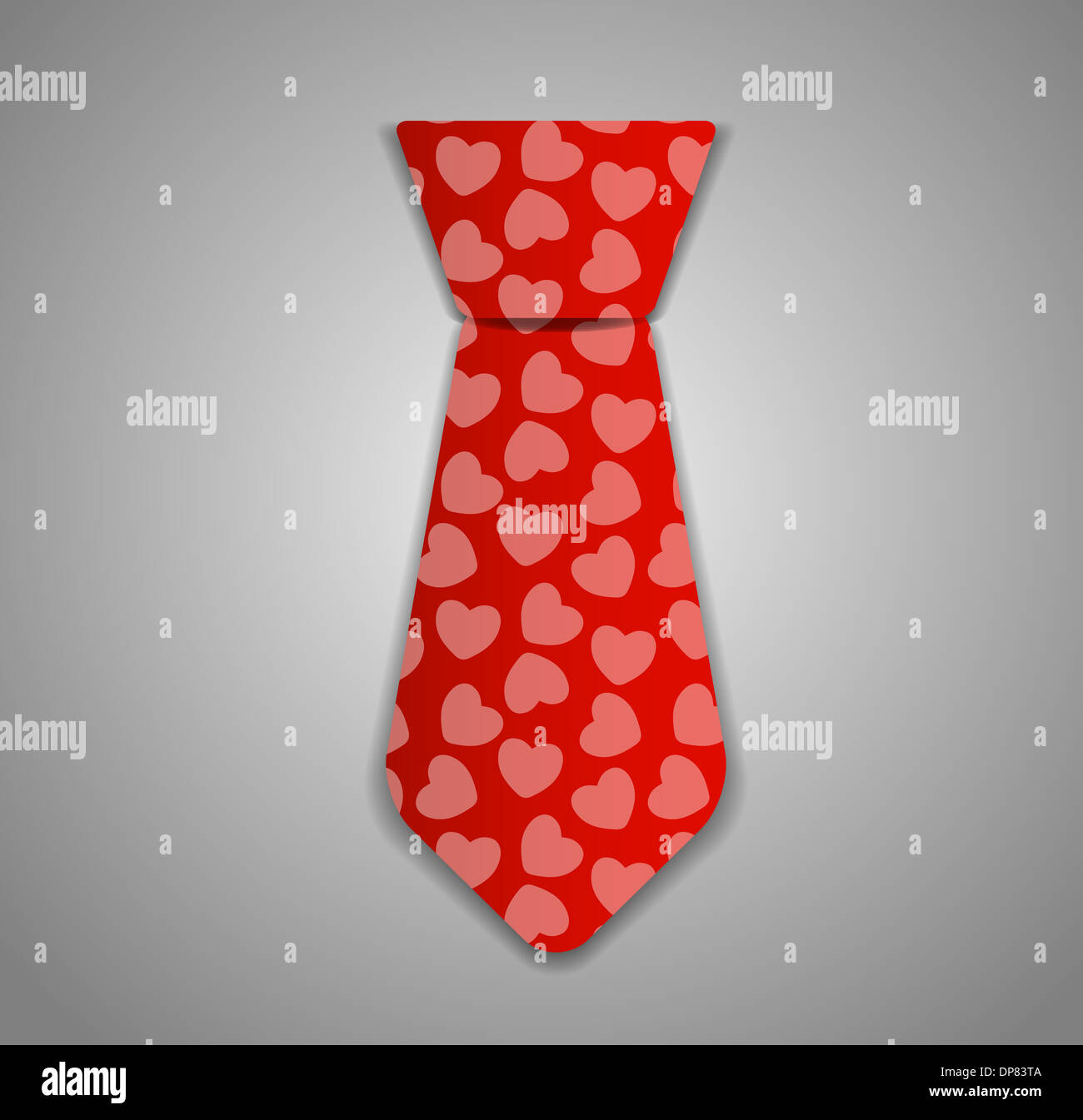 Necktie Vector Illustration Stock Photo - Alamy