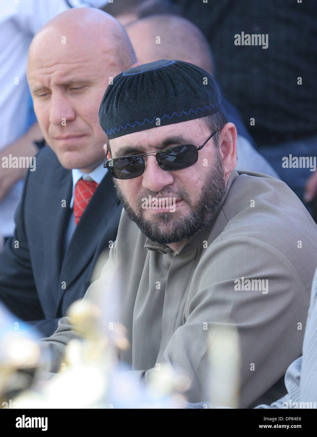 Mufti of Chechnya Sultan-Khadzhi Mirzaev at the wrestling match between ...
