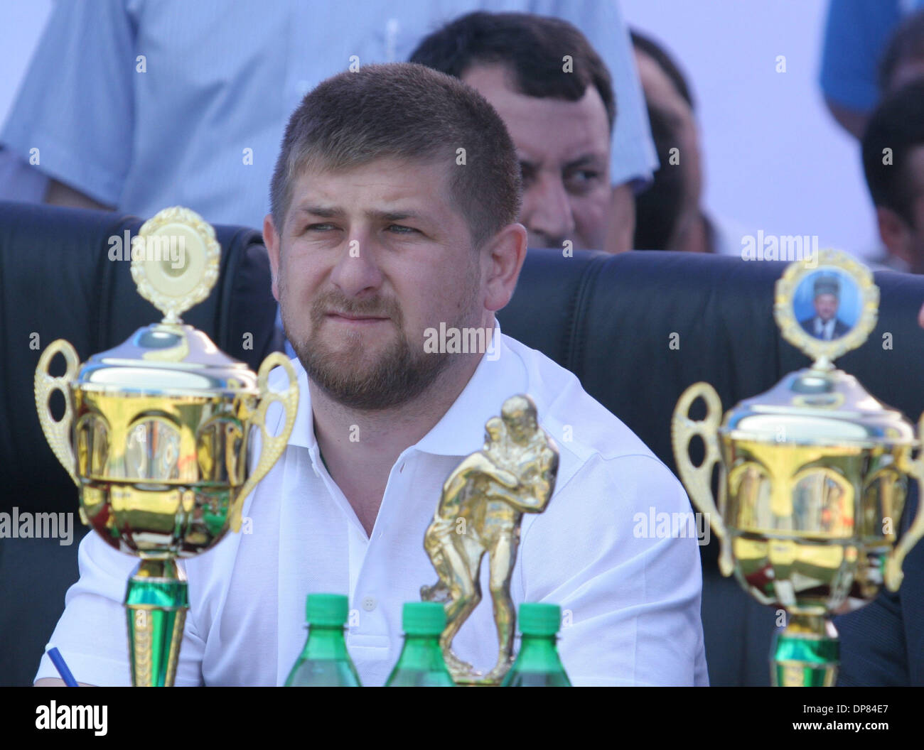 Chechen prime minister ramzan kadyrov wrestling hi-res stock ...