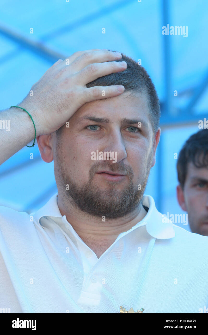 Chechen prime minister ramzan kadyrov wrestling hi-res stock ...