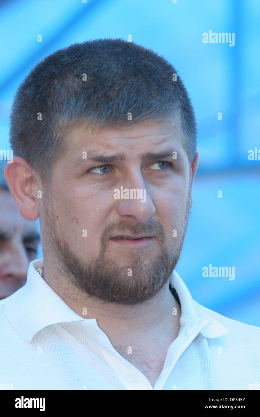 Chechen prime minister ramzan kadyrov wrestling hi-res stock ...