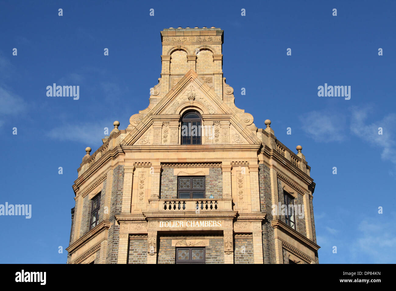 The D'Olier Chambers building on D'Olier Street in the city-centre of ...