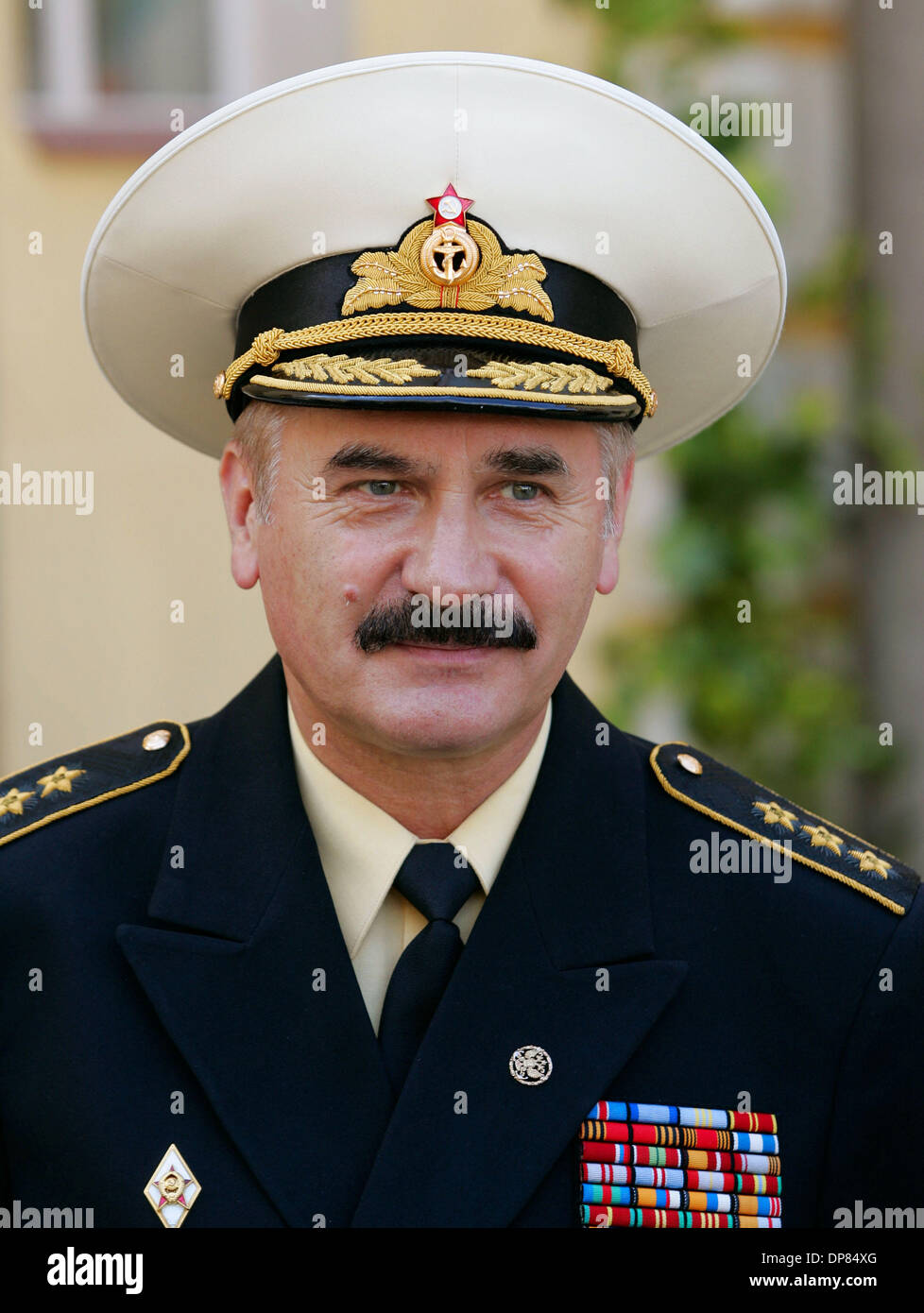 Commander in chief russian navy admiral vladimir hi-res stock ...