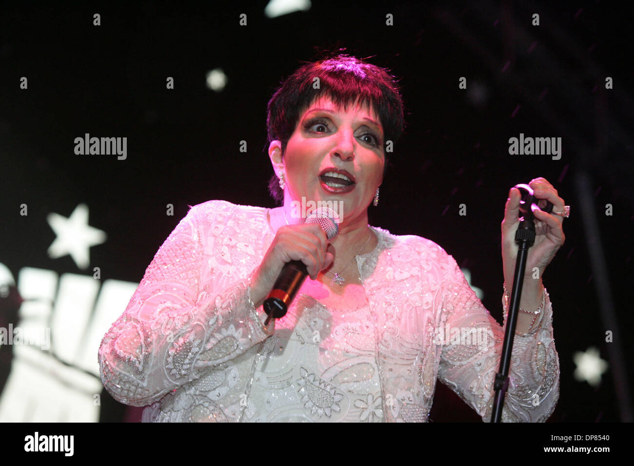 Actress and singer Lisa Minelli gave a concert in Moscow. (Credit Image ...