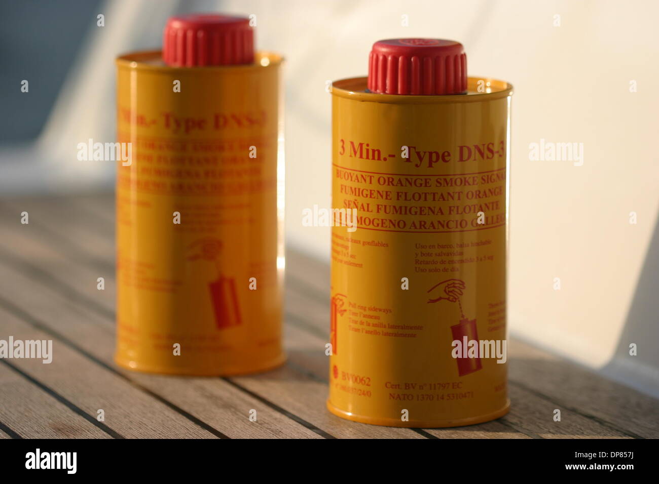 Aug 22, 2006; Alcudia, Mallorca, SPAIN; Emergency flares during a RYA ...