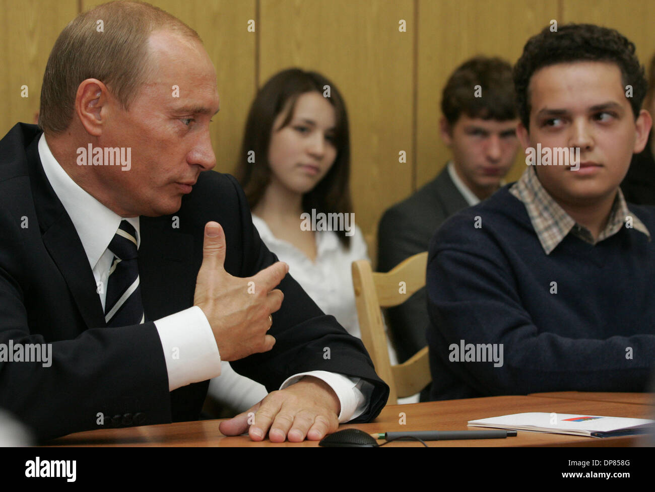 President Vladimir Putin and other senior government officials paid ...