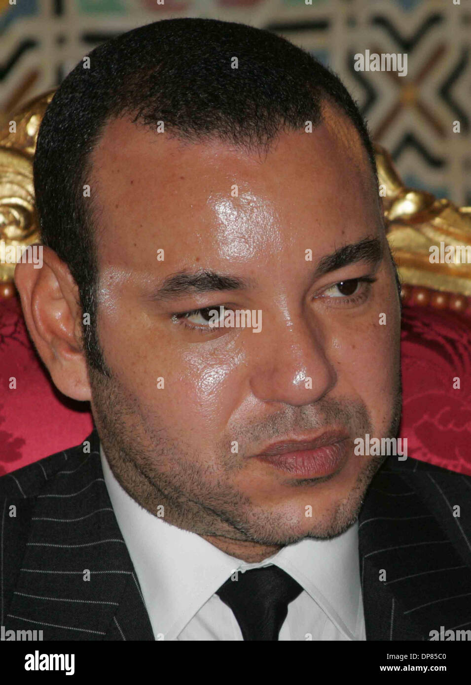 The King of Marocco Muhammed the 6th. President Vladimir Putin is the ...