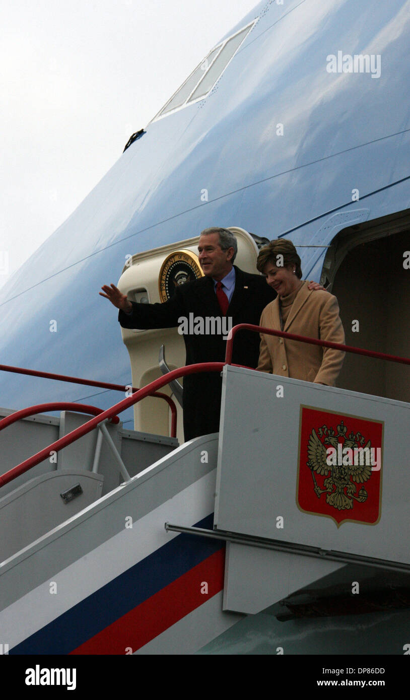 Rusian president Vladimir Putin and U.S. president George Bush had a ...