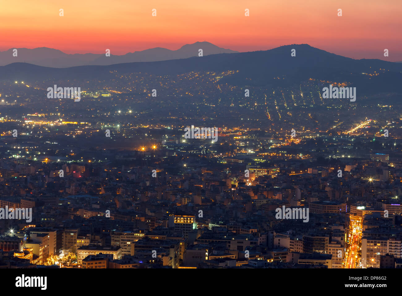Athens skyline hi-res stock photography and images - Alamy