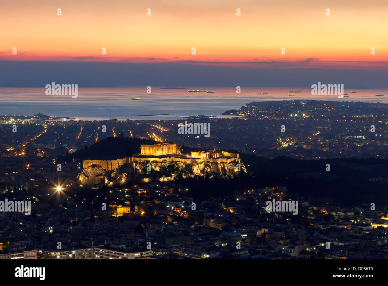 Athens skyline parthenon hi-res stock photography and images - Alamy