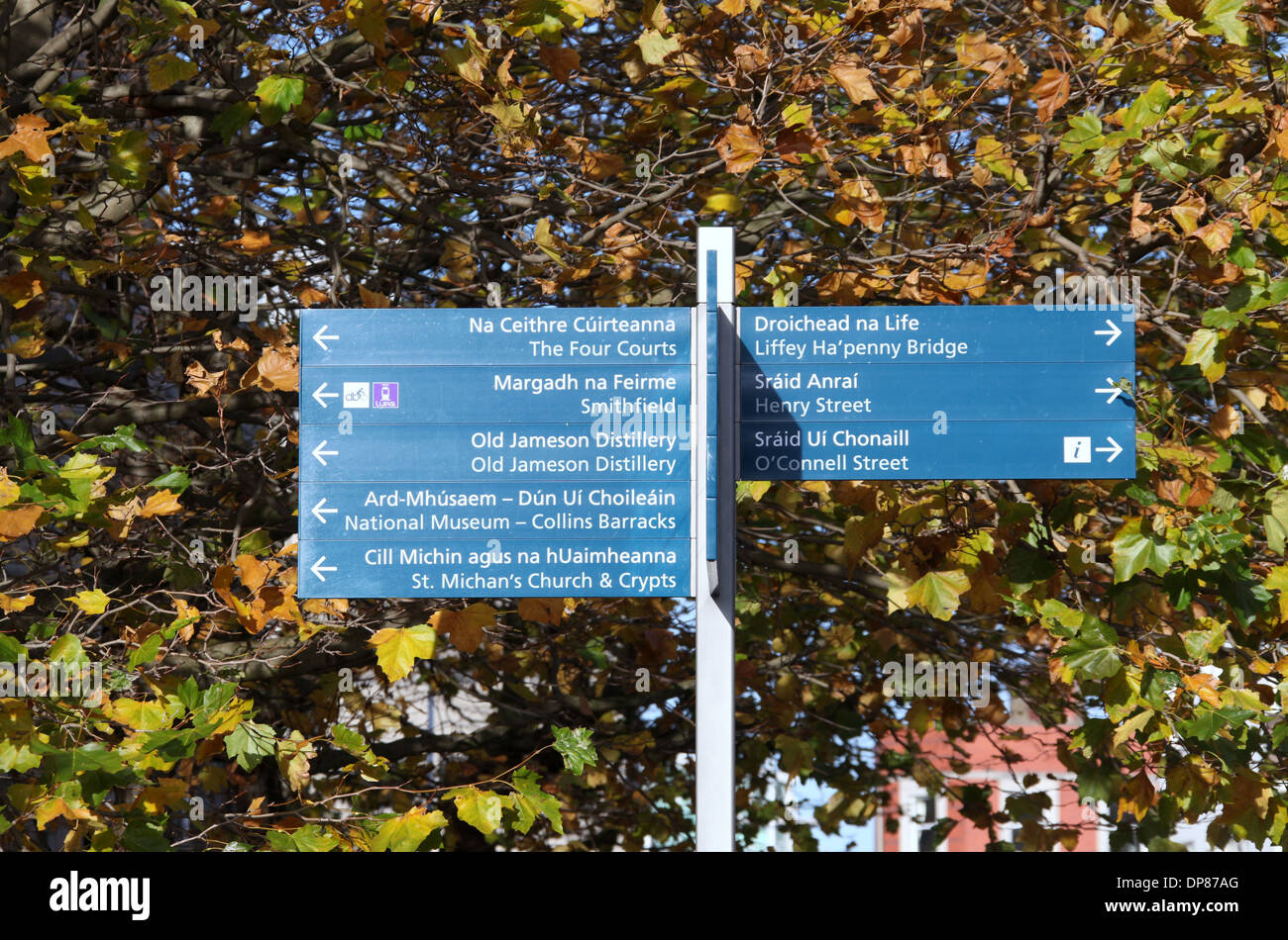 Dublin tourism sign hi-res stock photography and images - Alamy