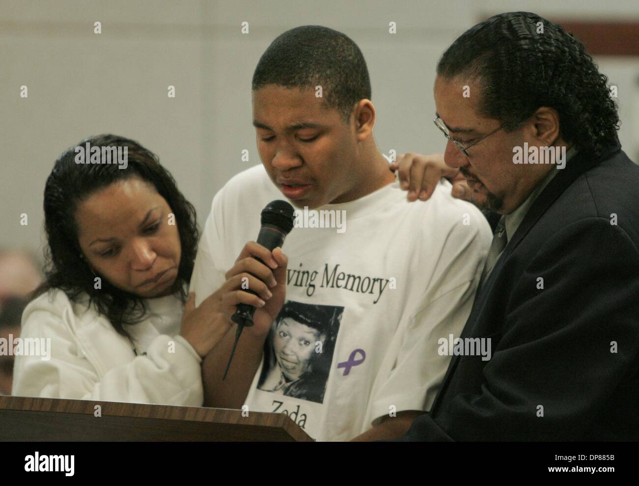 (Published 2/11/2005, NI-2) Crying 16 year old KYRELL BURKE-BARNETT (cq ...