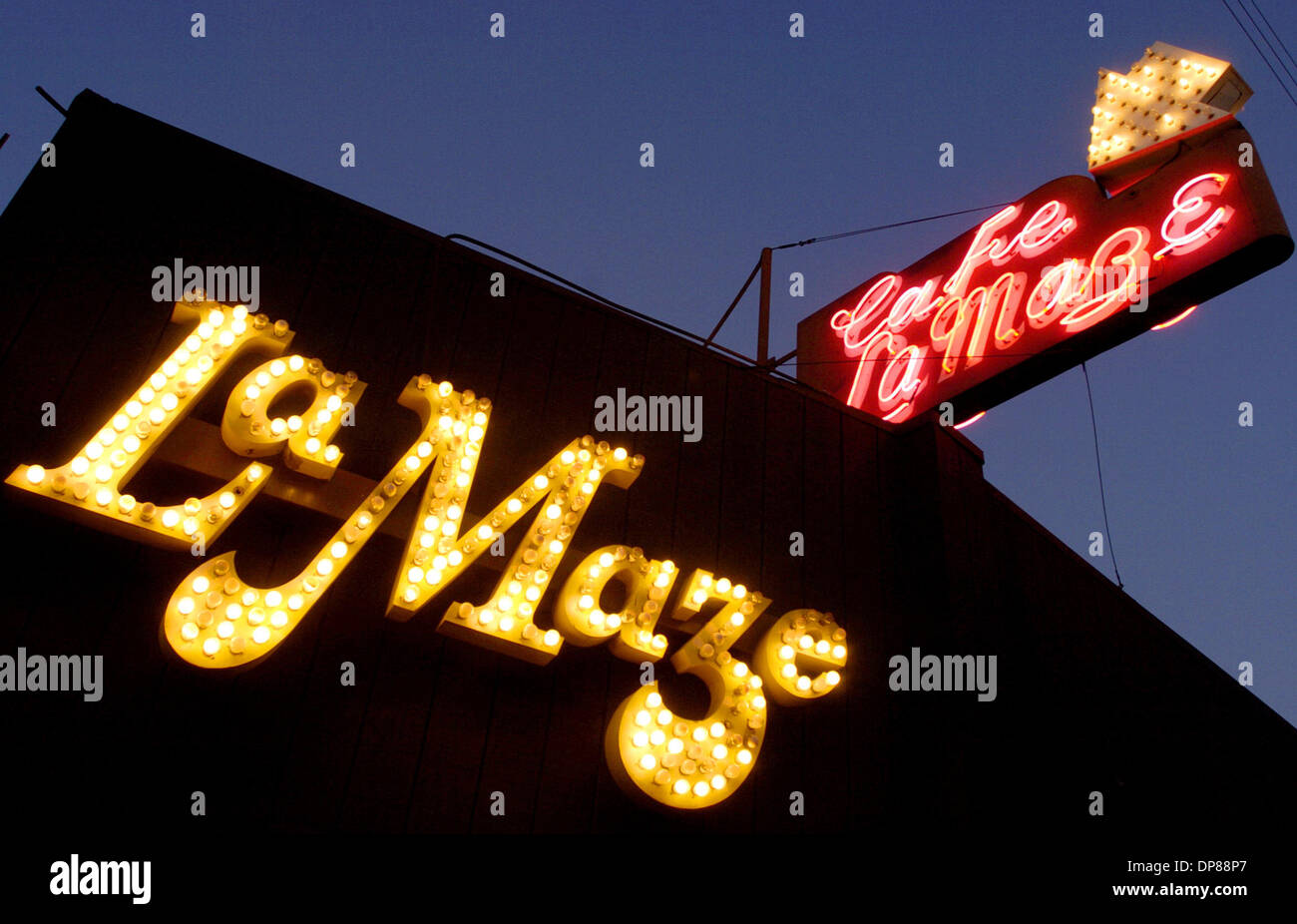 (Published 8/3/2005, B-1:6) Cafe La Maze is the centerpiece of the ...