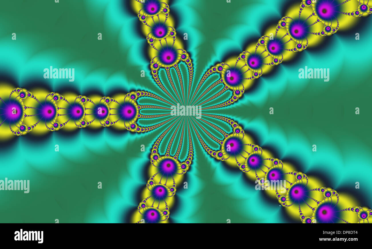 Abstract background of fractals with colors Stock Photo - Alamy