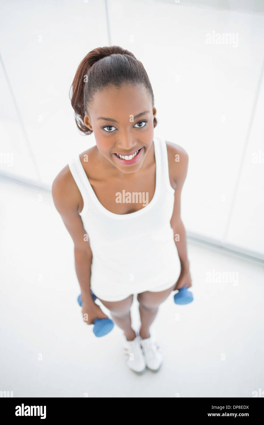 Happy fit woman hi-res stock photography and images - Alamy