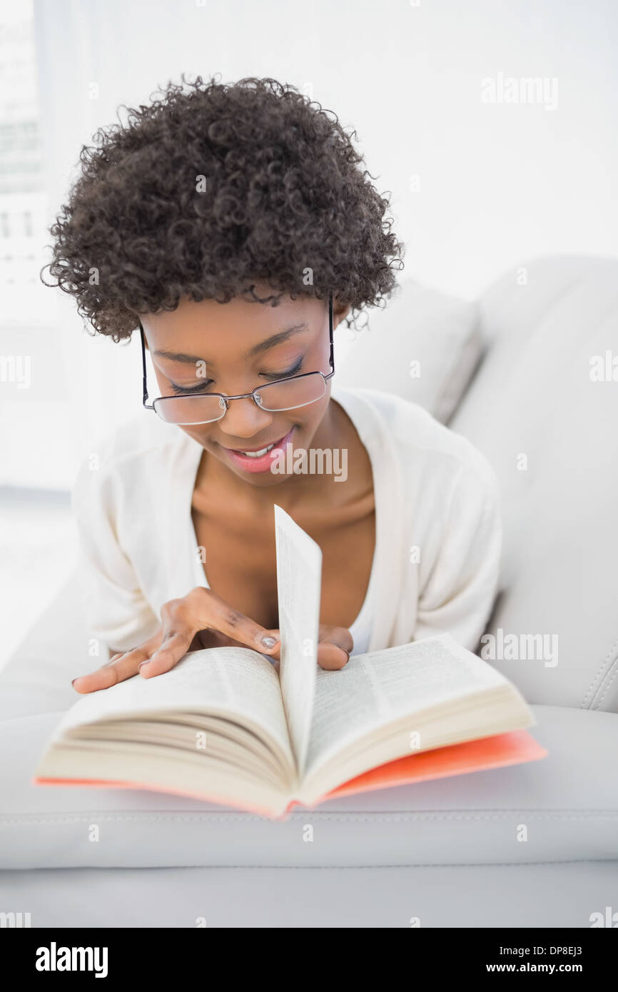 Young focused black woman reading hi-res stock photography and images ...
