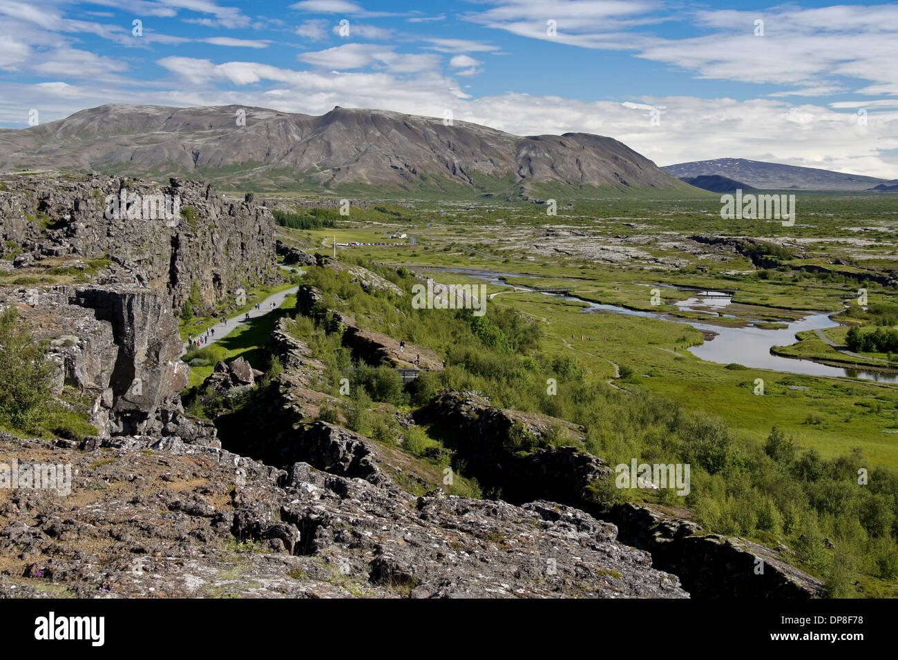 Iceland almannagja gorge hi-res stock photography and images - Alamy