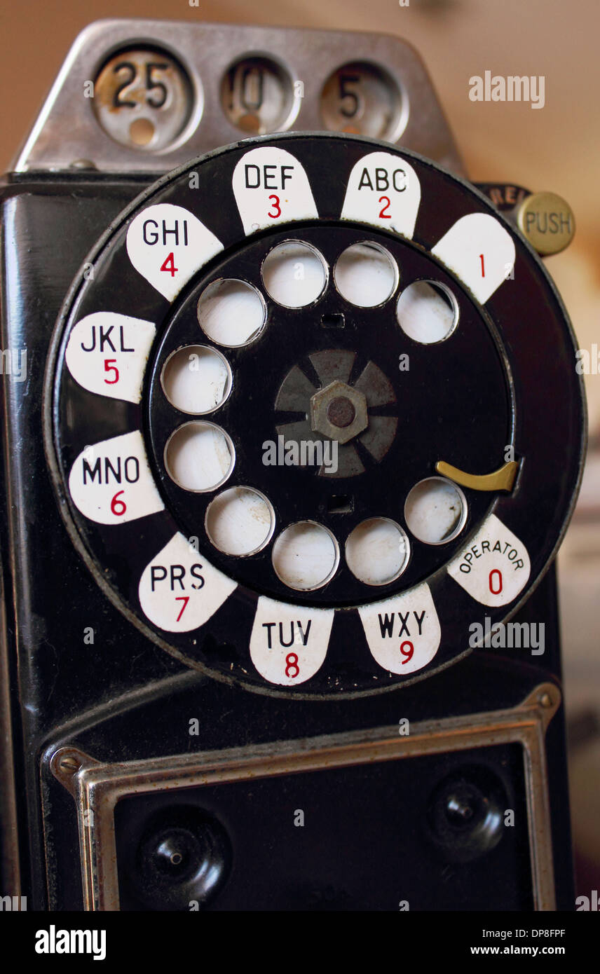 Old rotary dial phone High Resolution Stock Photography and Images - Alamy
