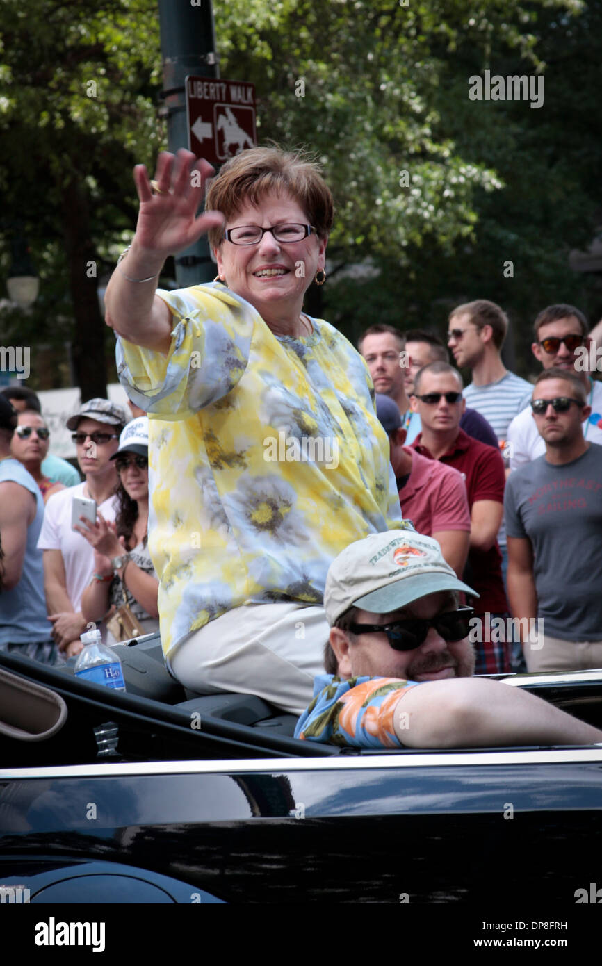 Car at pride parade hi-res stock photography and images - Alamy