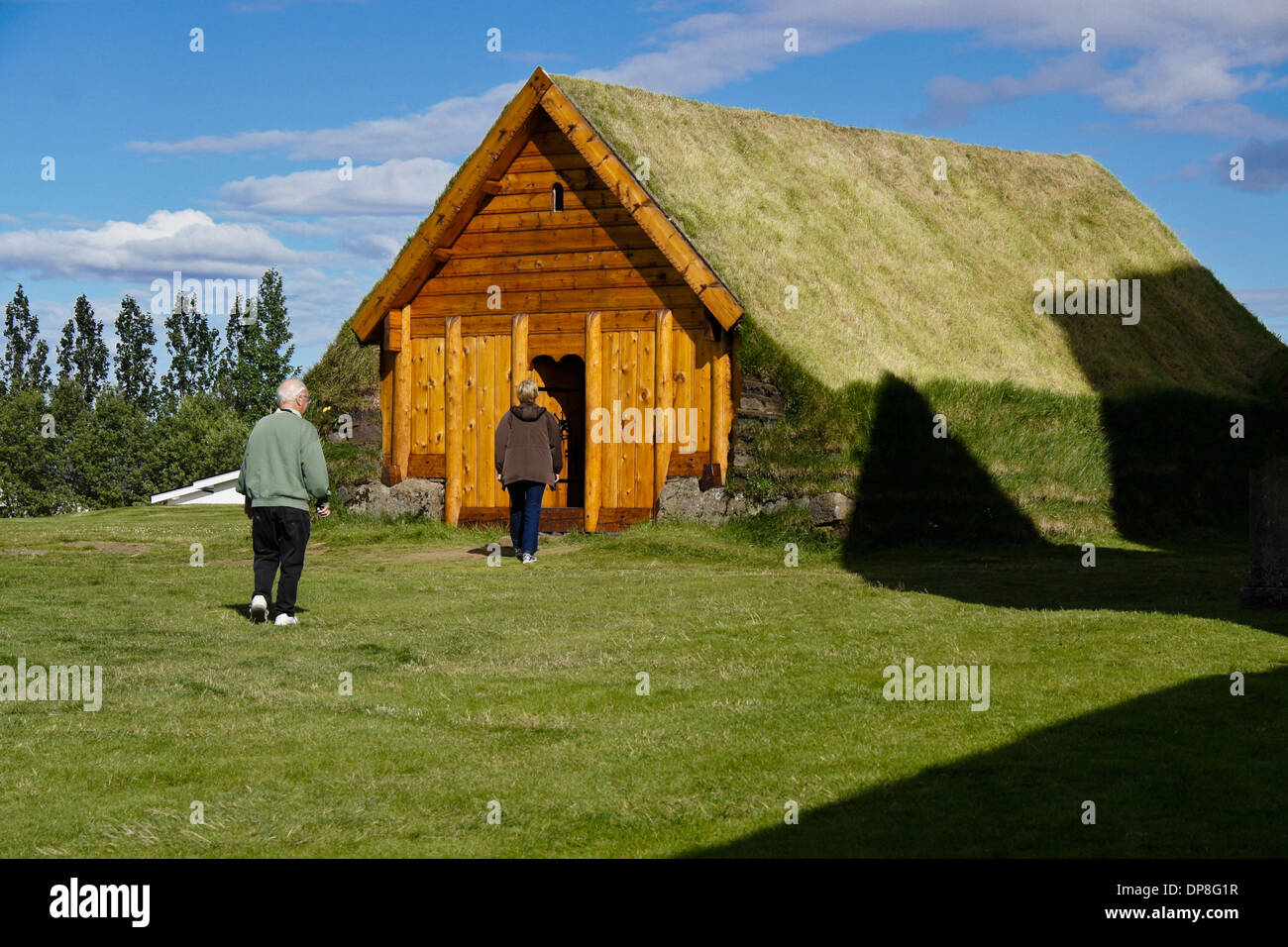 Turf Roof Stone And Log Cabin Pent Roof Log Cabins With Modern Styling