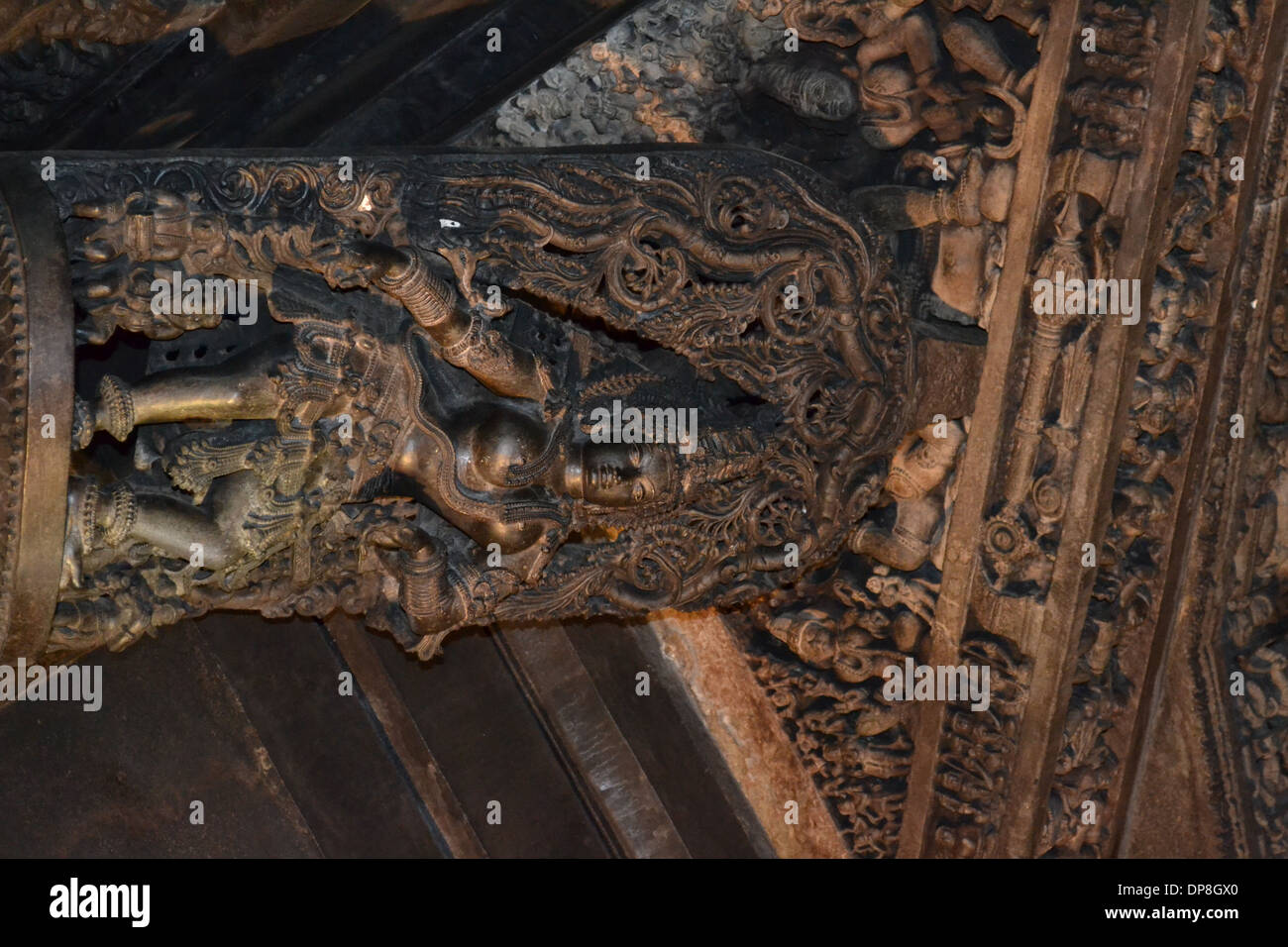 Belur Chennakesava temple - Pillars and sculptures - celestial maidens ...