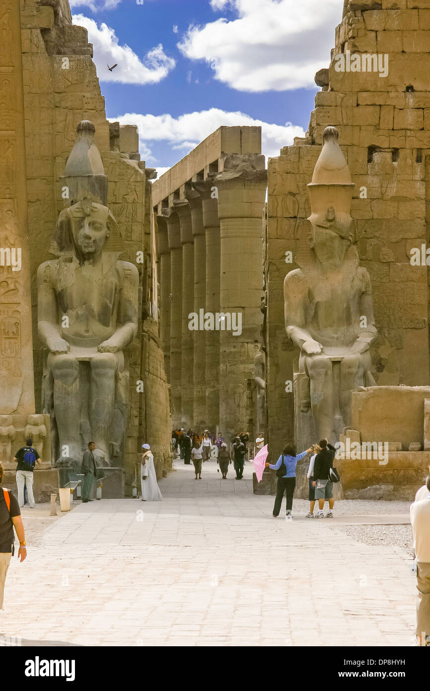 Karnak temple egypt reconstruction hi-res stock photography and images ...