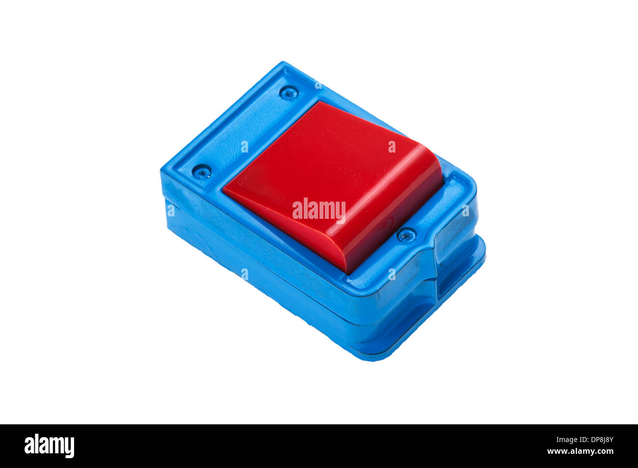 electric bell button - on white background Stock Photo - Alamy