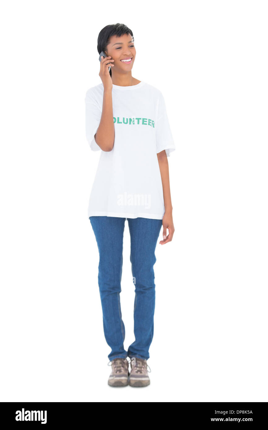 Woman calling someone on the phone Cut Out Stock Images & Pictures - Alamy