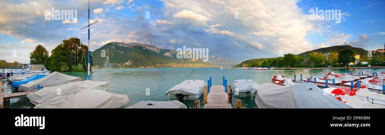 Panoramic view lake annecy from hi-res stock photography and images - Alamy