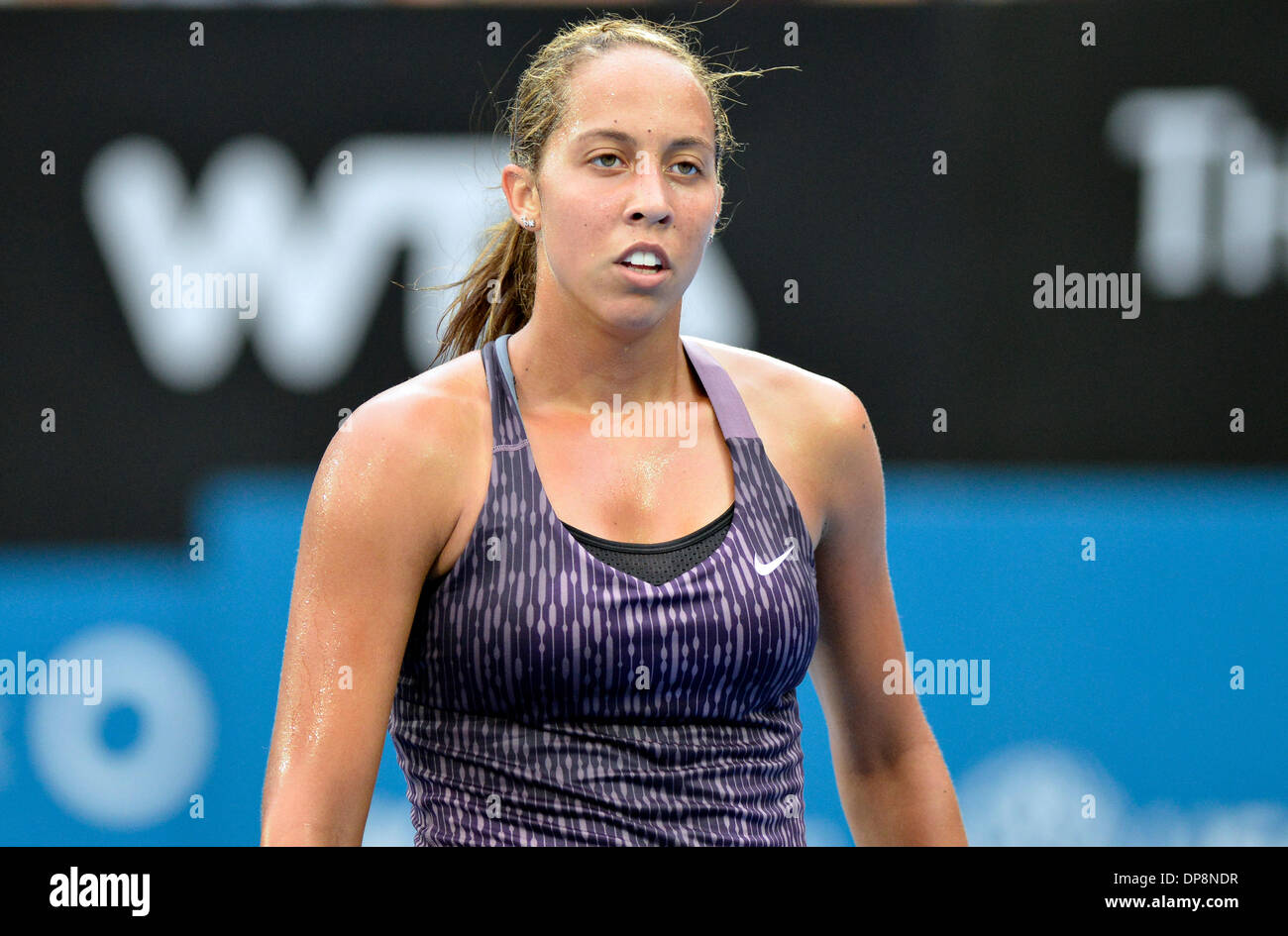 Sydney, Australia. 09th Jan, 2014. Madison Keys from the USA in action ...