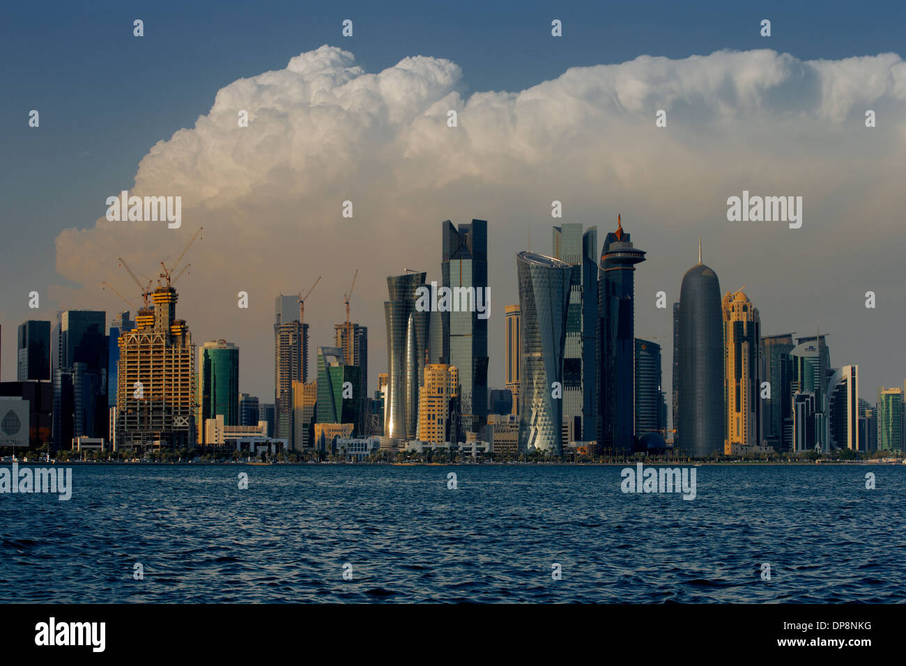 Doha, Qatar: The skyline of the capital is an ever changing horizon of ...