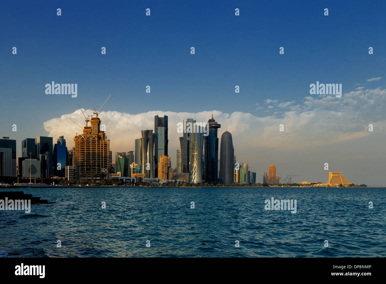 Doha, Qatar: The skyline of the capital is an ever changing horizon of ...