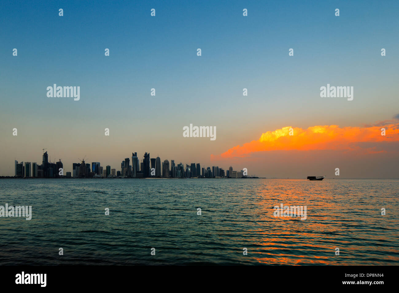 Doha, Qatar: The skyline of the capital is an ever changing horizon of ...