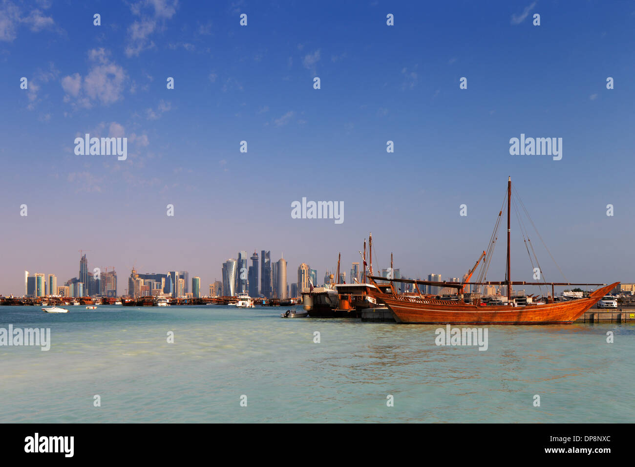 Doha qatar traditional sail hi-res stock photography and images - Alamy