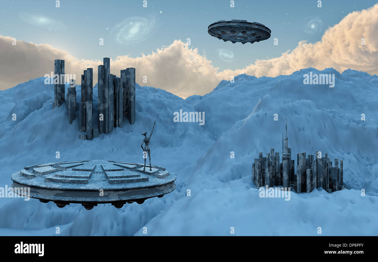 Alien mountains hi-res stock photography and images - Alamy