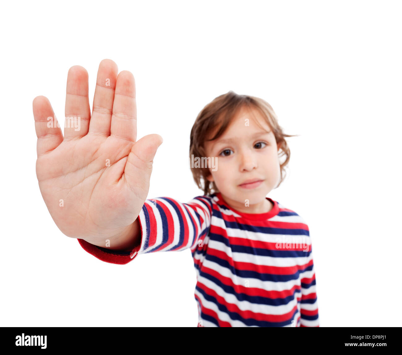Woeful little boy protest against something Stock Photo - Alamy