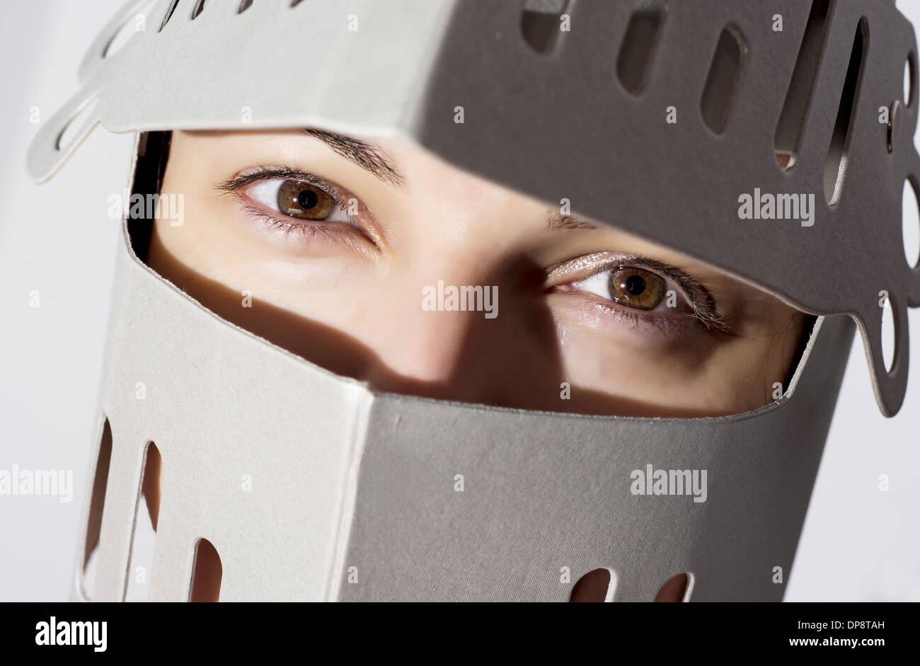 Knight's helmet eyes hi-res stock photography and images - Alamy