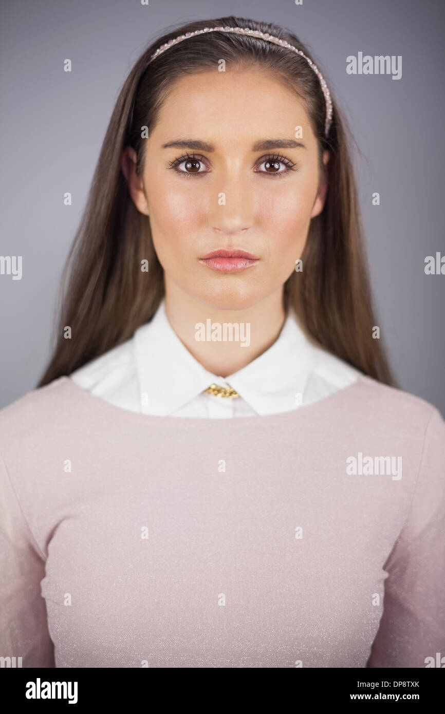 Portrait of pretty model posing Stock Photo - Alamy